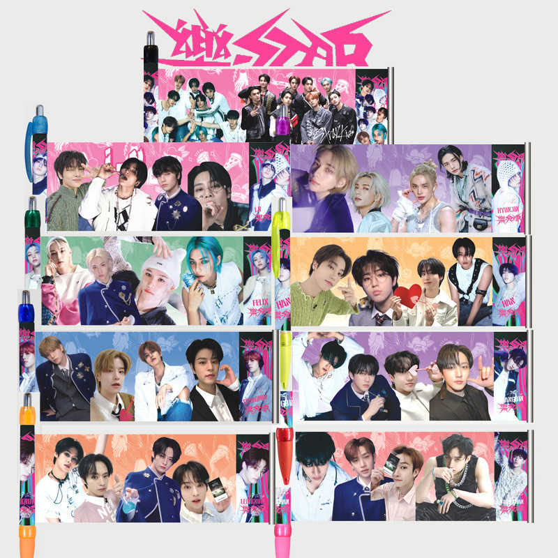 Kpop Stray Kids Music STAR Drawing Pen SKZ Ballpoint Pen Stationery ...