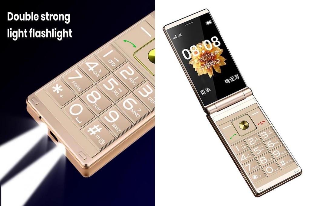 [calcutta] Display Phone Screen Cell Phone Easy-to-use Senior Flip ...