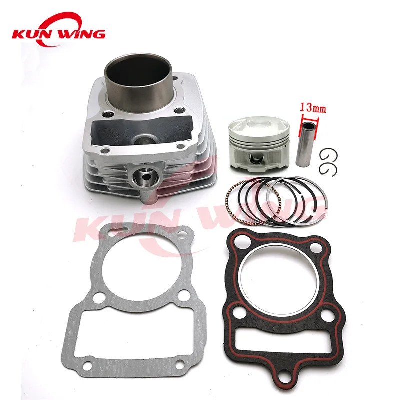 Cylinder Piston Kit 13mm Pin For Honda CG125 ZJ125 CG 125 ZJ 125 125cc ...
