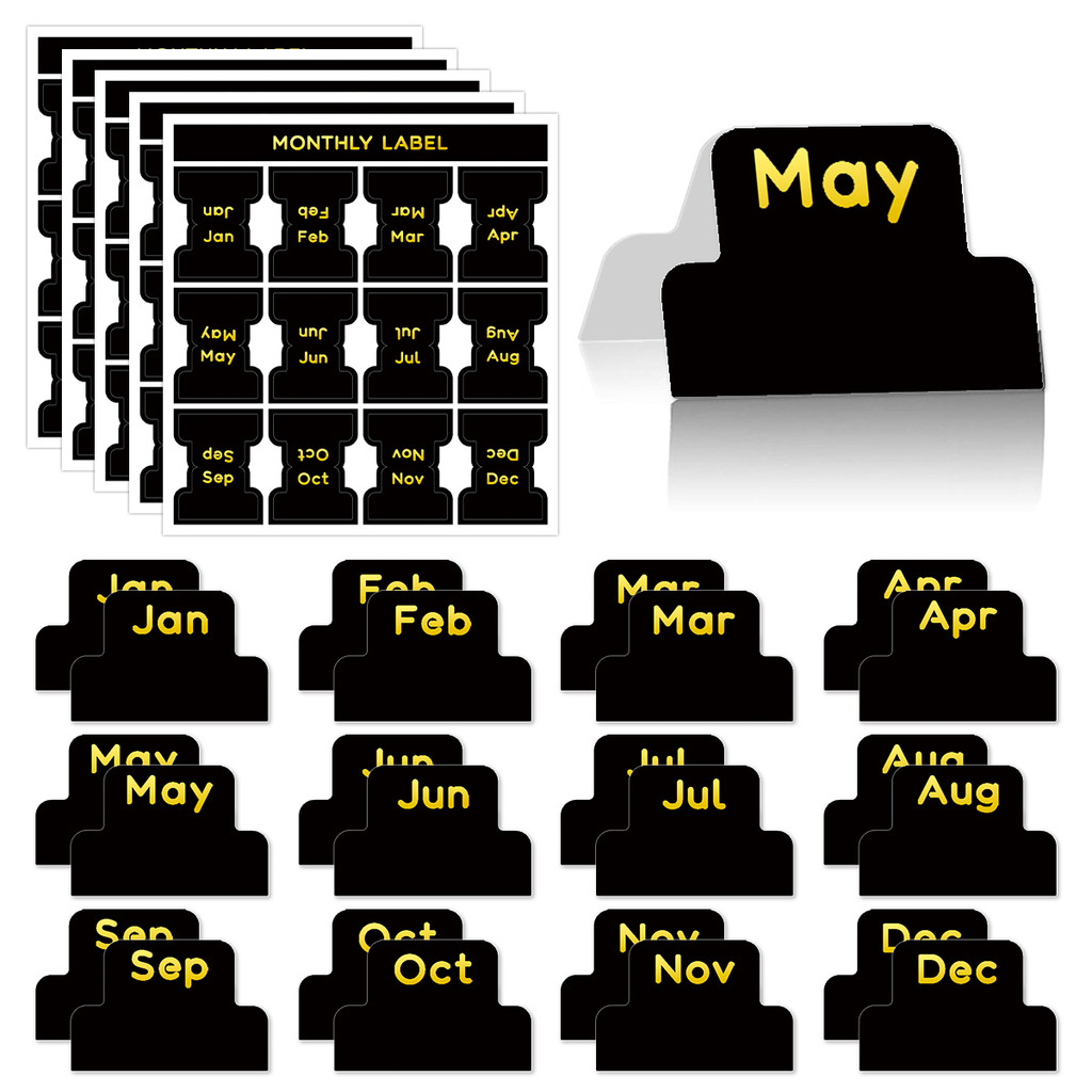 60pcs/5sheets Monthly Planner Stickers, Planner Labels, Planner's ...