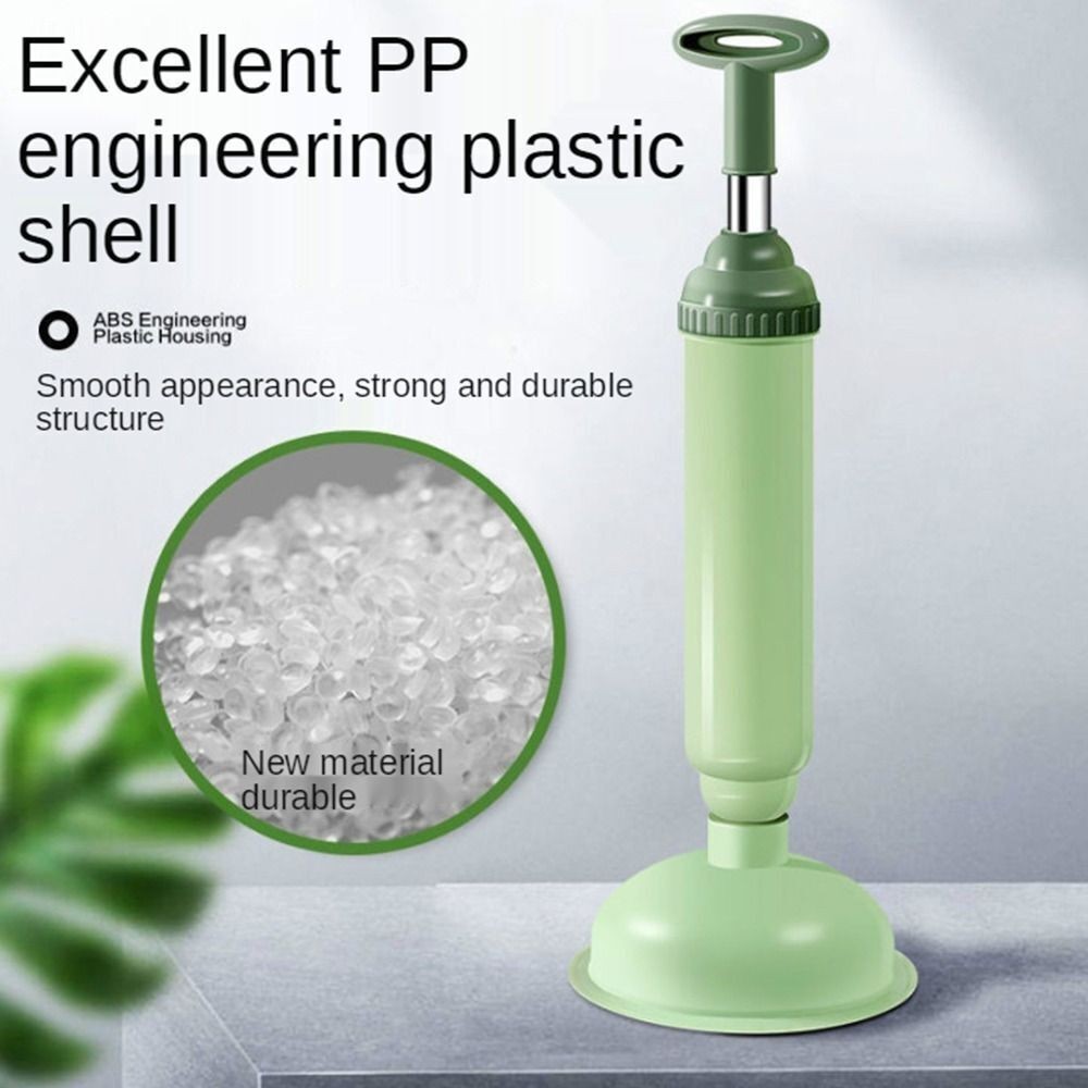 Super Suction Plunger High Pressure Sink Toilet Silicone Plunger ...