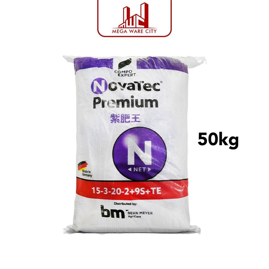 BM Novatec Premium 15-3-20-2+9S+TE 50kg Purple Fertilizer Behn Meyer ...