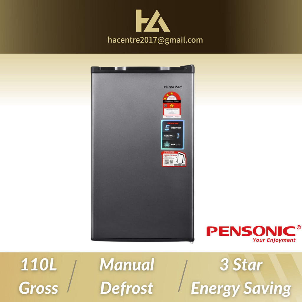 Pensonic 110L Single Door Refrigerator PRS1100 | Shopee Malaysia