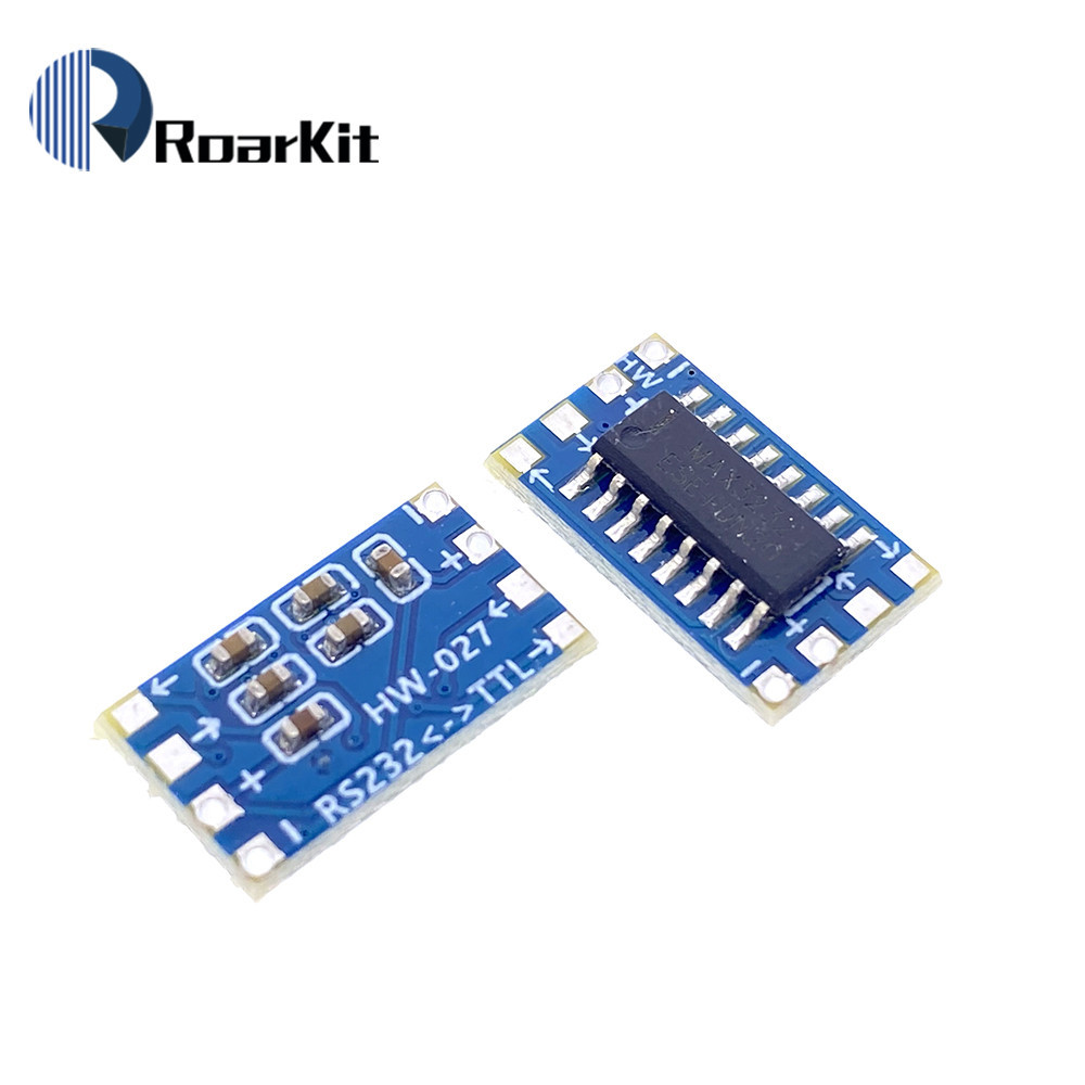 Mini MAX3232 RS232 to TTL Serial Port Leavel Converter Brush Module ...