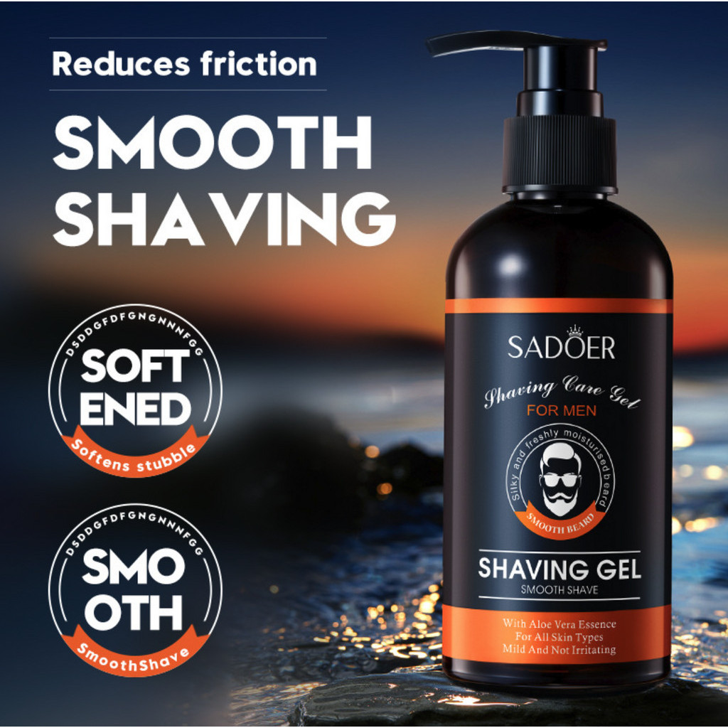 SADOER Men Shaving Gel Softens Fibrous Roots Rich In Foam Men Shaving ...