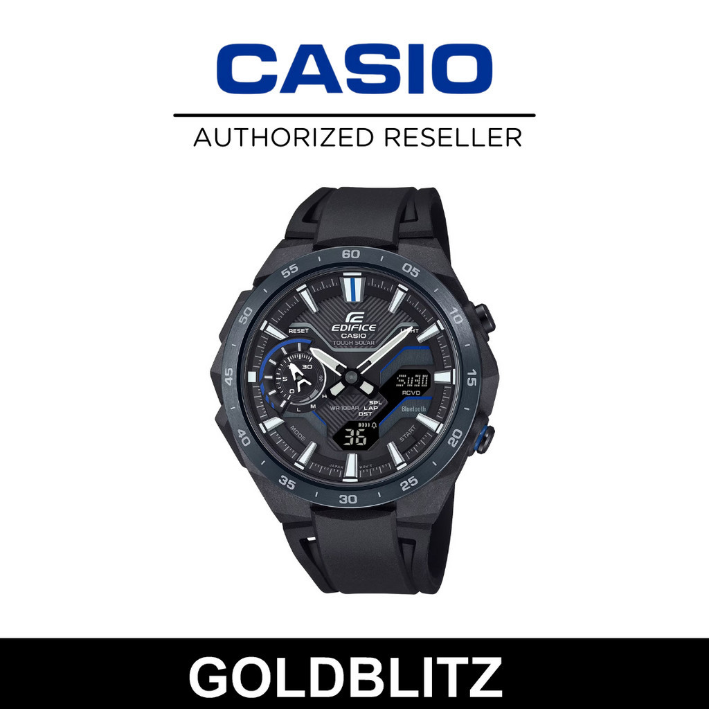 Casio ECB-2200PB-1A Edifice Windflow Formula Car Inspired Carbon Fiber ...