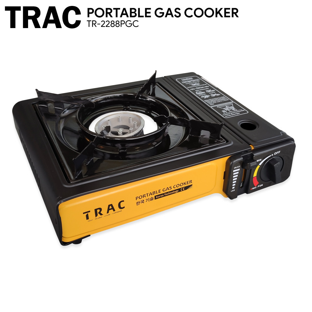 TRAC Portable Butane Gas Stove Cooker For Camping/BBQ/Steamboat Dapur ...