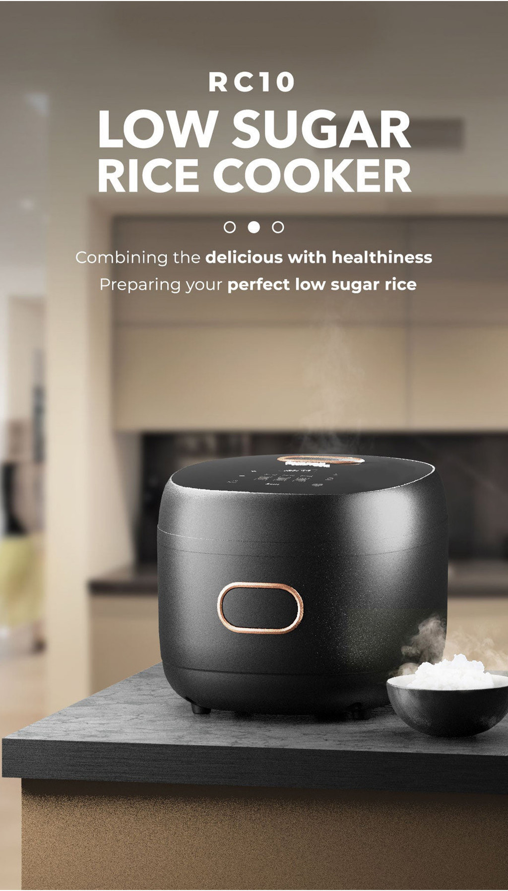 Russell Taylors Digital Low Sugar Rice Cooker 1.8 Liter RC10 | Shopee ...