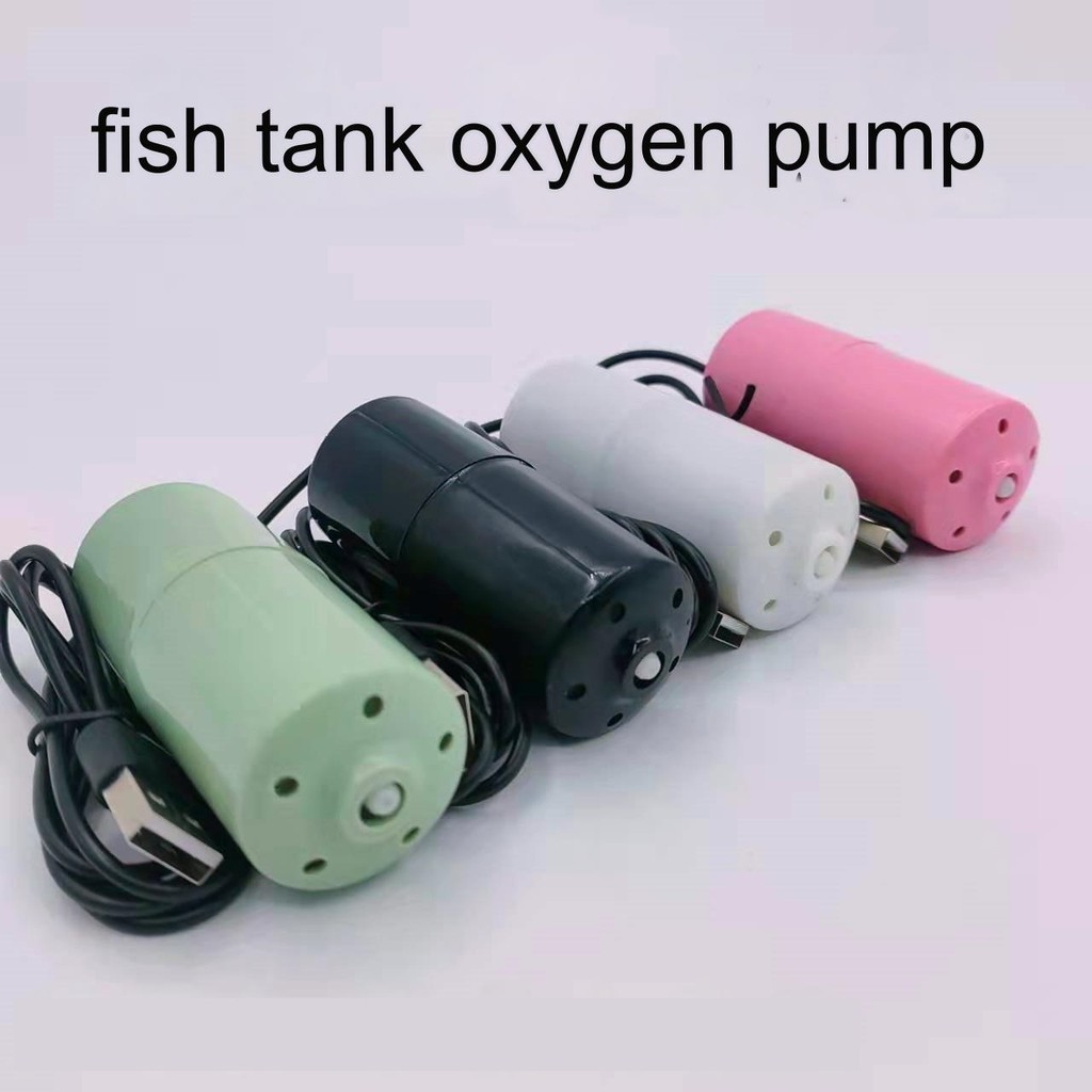 VALUE Portable Mini USB Aquarium Fish Tank Oxygen Air Pump Mute Pam ...