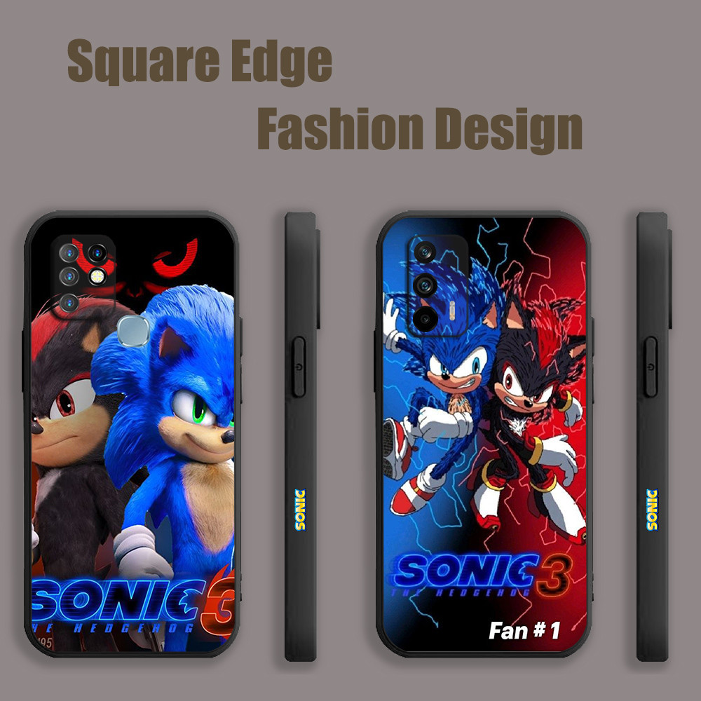 Casing For Realme 5 Pro C17 9 11 Narzo 50A Note 50 V23 Plus Sonic Cute ...