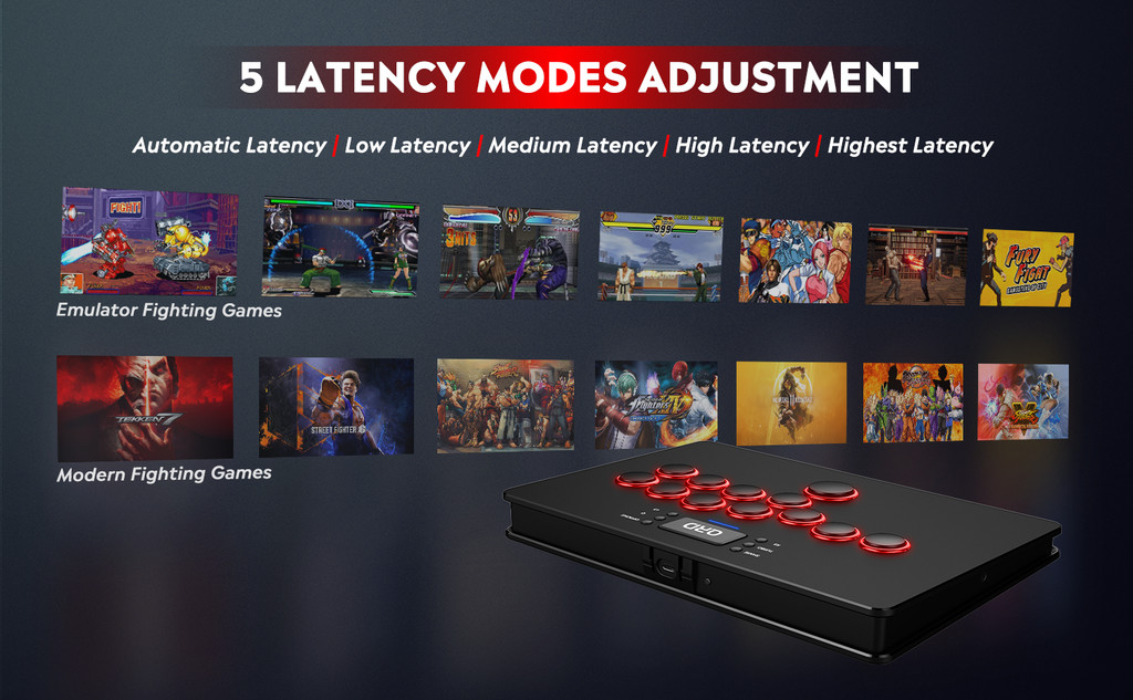 QRD Maestro S3 Wireless Hitbox for PS5/PS4/PS3/Switch/Xbox/Steam/PC/IOS ...