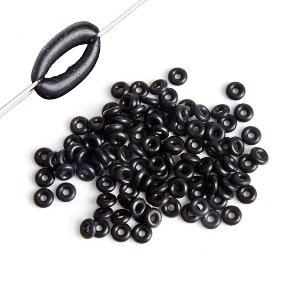 [LLMA] 100Pcs Carp Fishing Rigs Rings O Ring for Wacky Rigging Worms ...