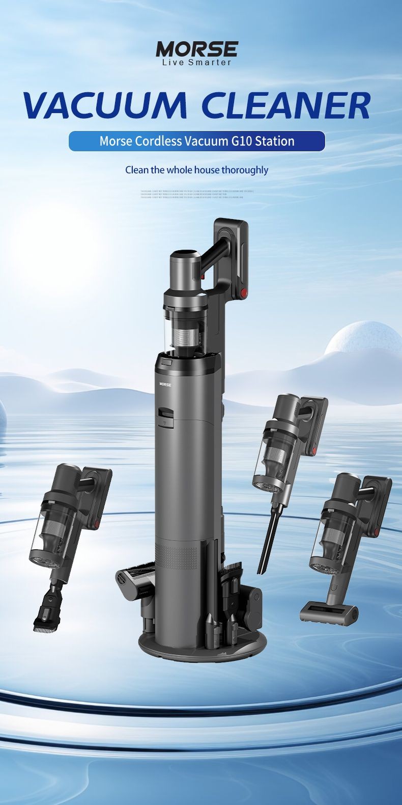 Morse Cordless Vacuum G10 Station | Shopee Malaysia