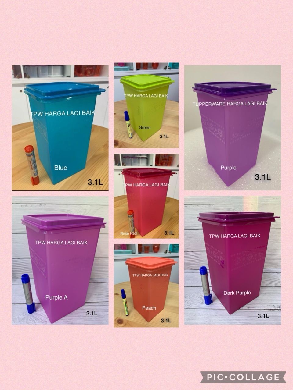 Tupperware Mosaic Sweet Saver Keeper 3.1L (1pc) / Air Tight (Kedap ...