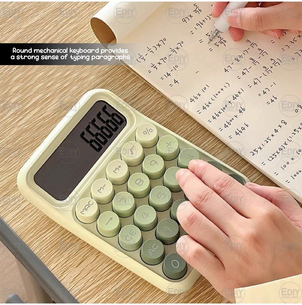 12 Digits 】Portable Electronic Calculator LCD Display Scientific Casio ...