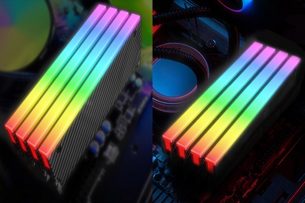 [ready Stock] Efficient Cooling Heatsink Desktop Ram Heatsink Rgb Ram