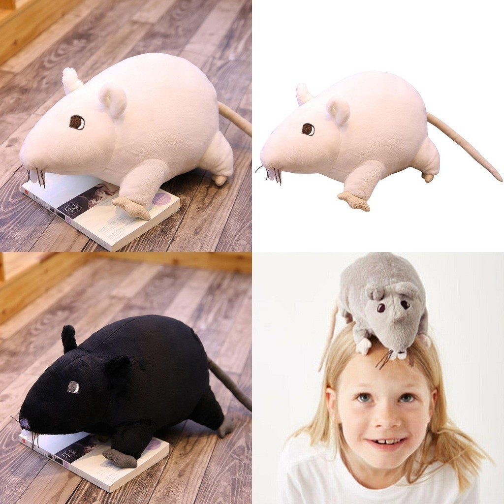 Rat Adorable Black Plushie Perfect For And Snuggling Displaying ...
