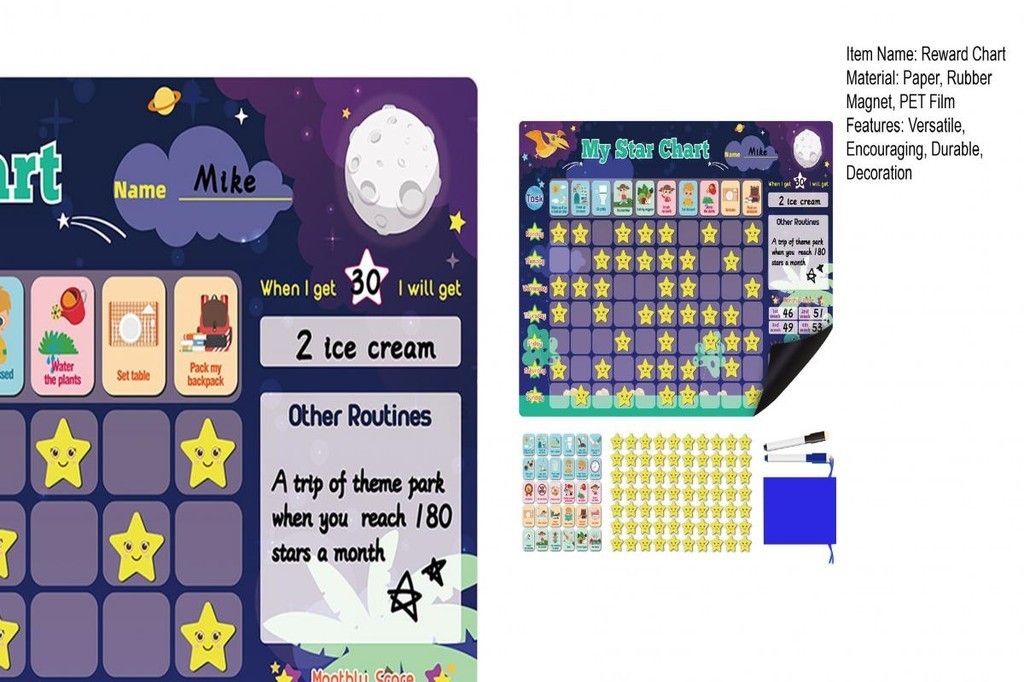Lingoer| Behavior Reward Chart for Kids Sticker Chart for Children ...