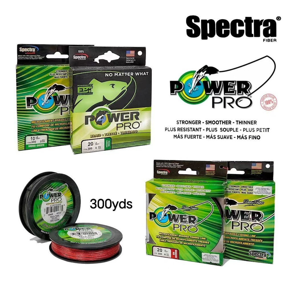 POWER PRO BRAIDED FISHING LINE 300YDS | Shopee Malaysia