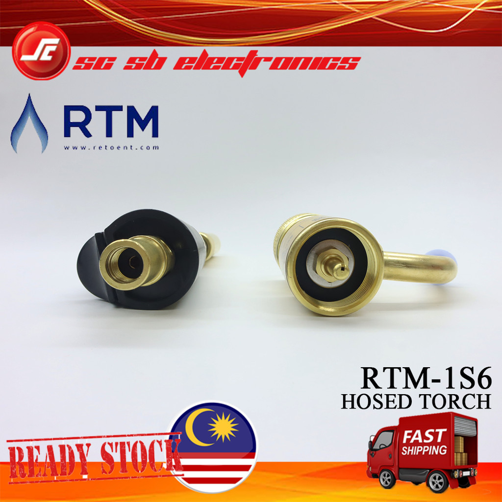 RTM WELDING TORCH SELF-LIGHTING HAND TORCH MAPP GAS BURN RTM-1S6 ...