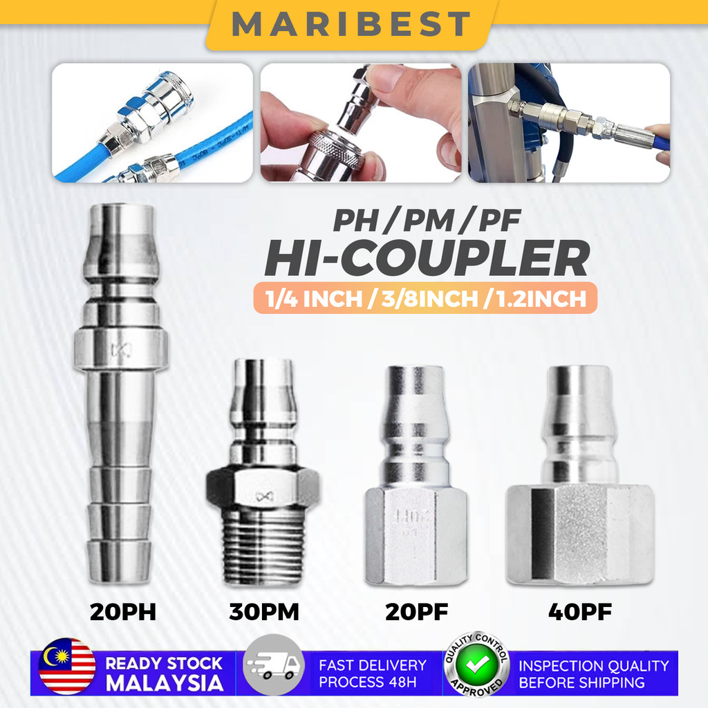Pneumatic Air Coupler Air Hose Pneumatic Quick Connect Coupler For Air ...