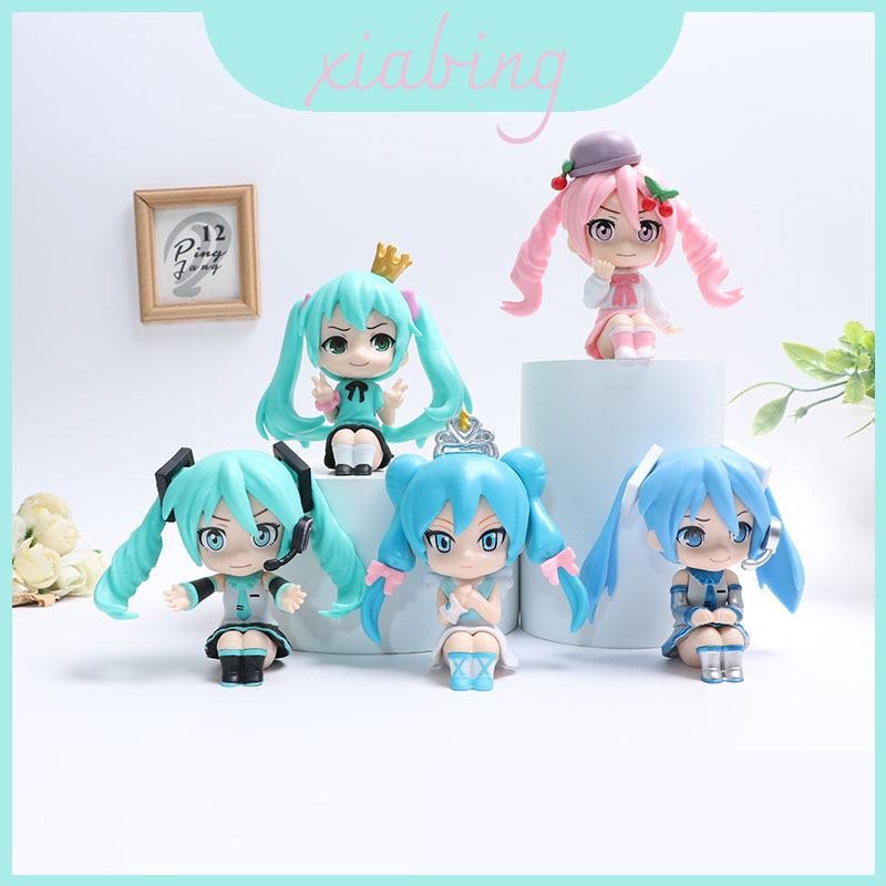 Miniature Hatsune Charming Miku Q Version Figure Pvc Doll Toy 8.5cm ...