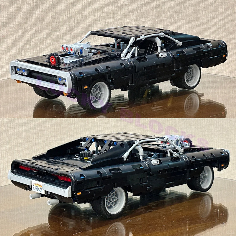 Technical 42111 Dodge Charger Racing Car Building Blocks Model 1077PCS ...