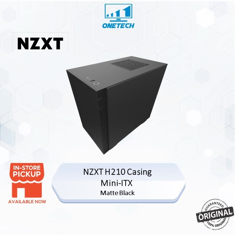 NZXT H210 / H210i Compact Mini ITX Casing With Tempered Glass | Shopee ...