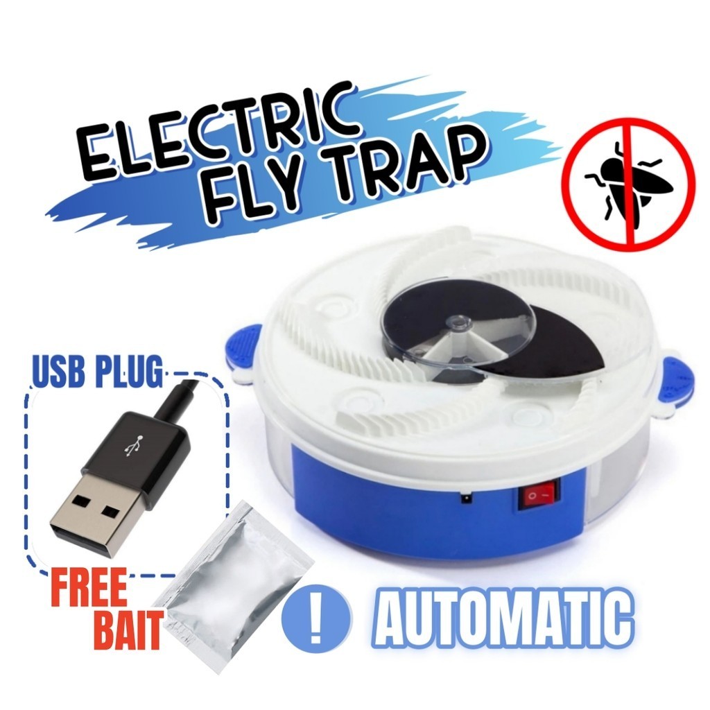 Electric Fly Catcher USB Plug Fly Trap Automatic Insect Killer Indoor ...