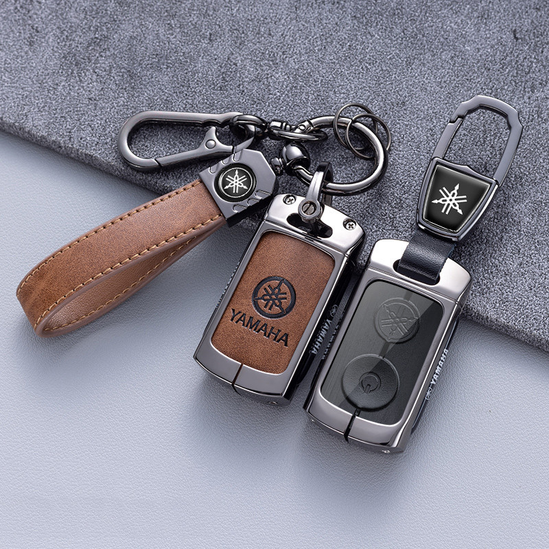 Luxury Metal Leather Key Cover Yamaha XMAX 300（2021-2025） XMAX 300 Xmax ...