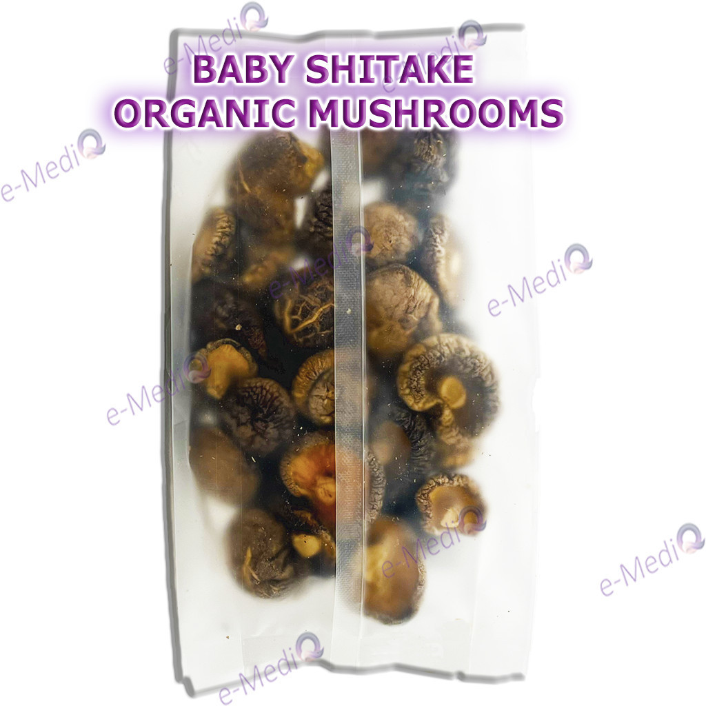 MH Food Organic Mushrooms (Baby Shitake 50g / Shitake / Flower Mushroom ...