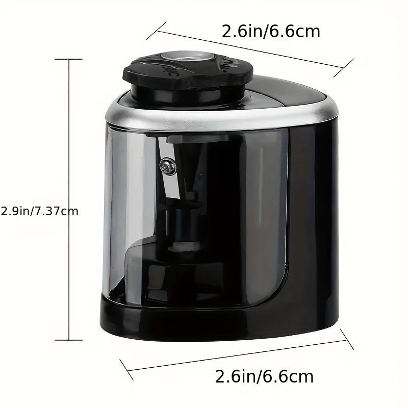 Sleek Automatic Pencil Sharpener Desktop Convenience Quick Sharpening ...