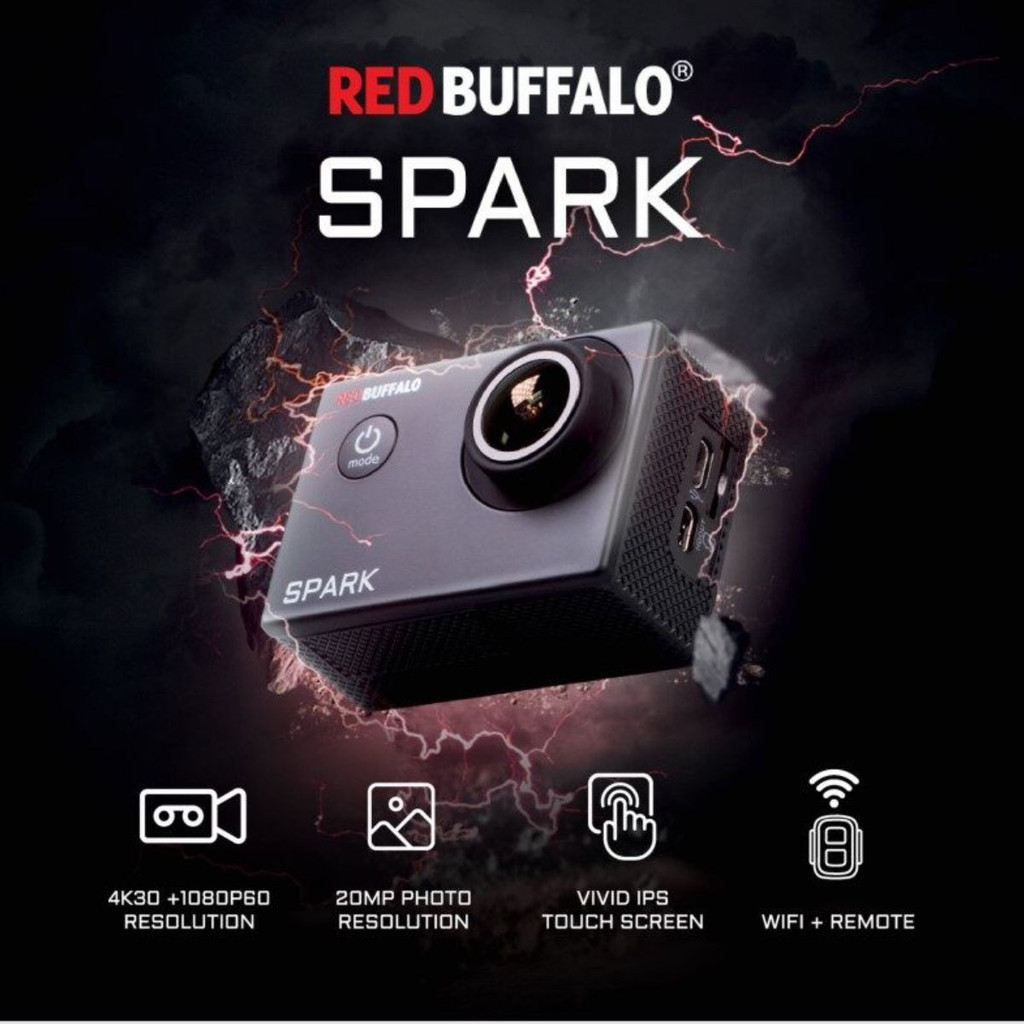 Red Buffalo Spark Action Camera | Shopee Malaysia