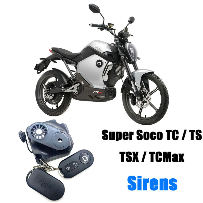 For Super Soco TC TS TSX TCMax Alarm Remote Control Anti-theft POWER ...