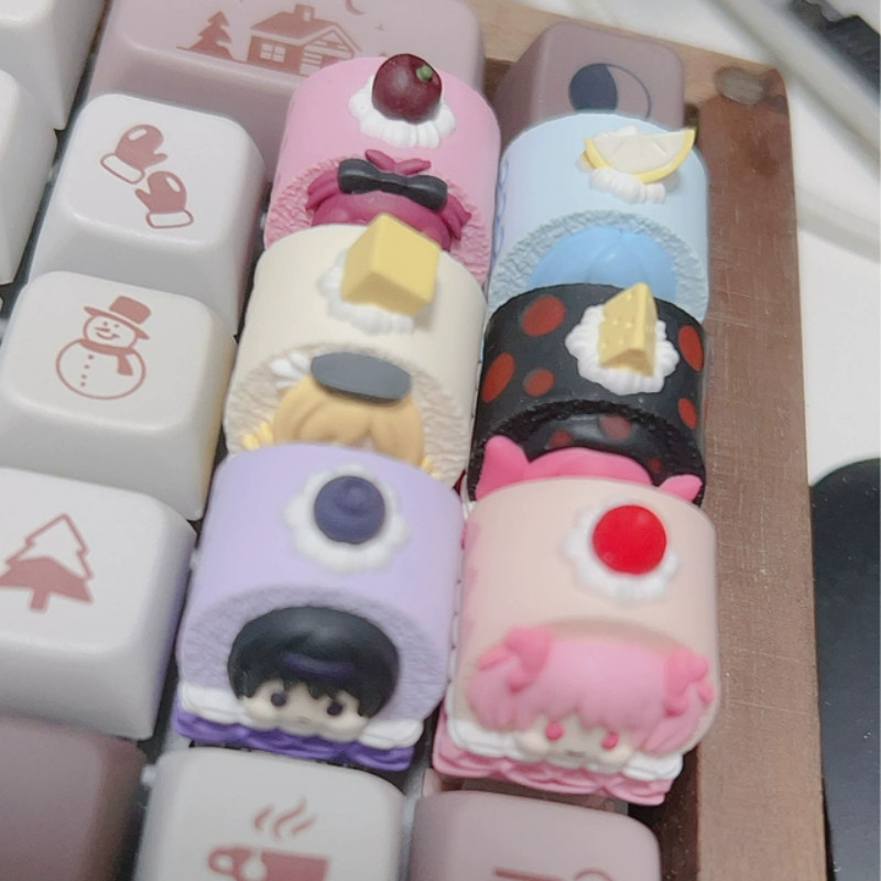 Nitroplus Books Keycap Cute Cartoon MX Switch Mechanical Keyboard ...