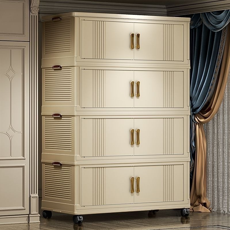 EXTRA WIDE 80Cm Box (2-4 Layers) Double Door Multipurpose Stackable ...