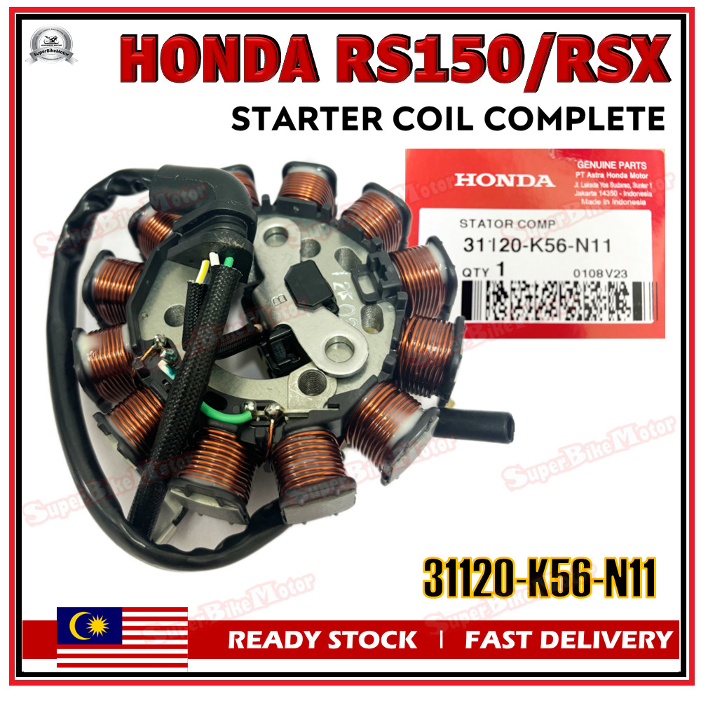HONDA RS150 V1 V2 V3 V4 / RS-X / RSX - 100% Original Starter Coil ...