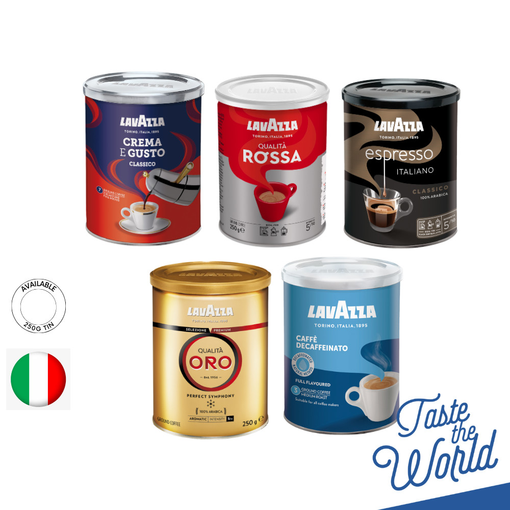 Lavazza Ground Coffee Powder Tin (250g) | Shopee Malaysia