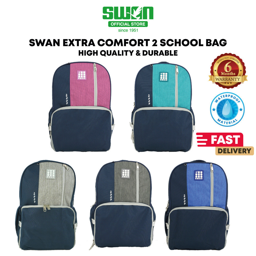 SWAN Comfort Extra 2 Backpack (XL) School Bag/Beg Sekolah With ...