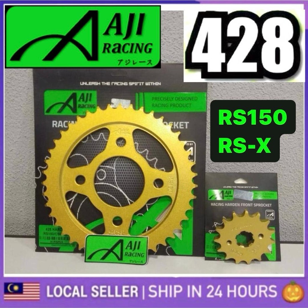 AJI RACING 428 RSX150 RS150 CBR150 Gold Heavy Duty Sprocket ORIGINAL ...