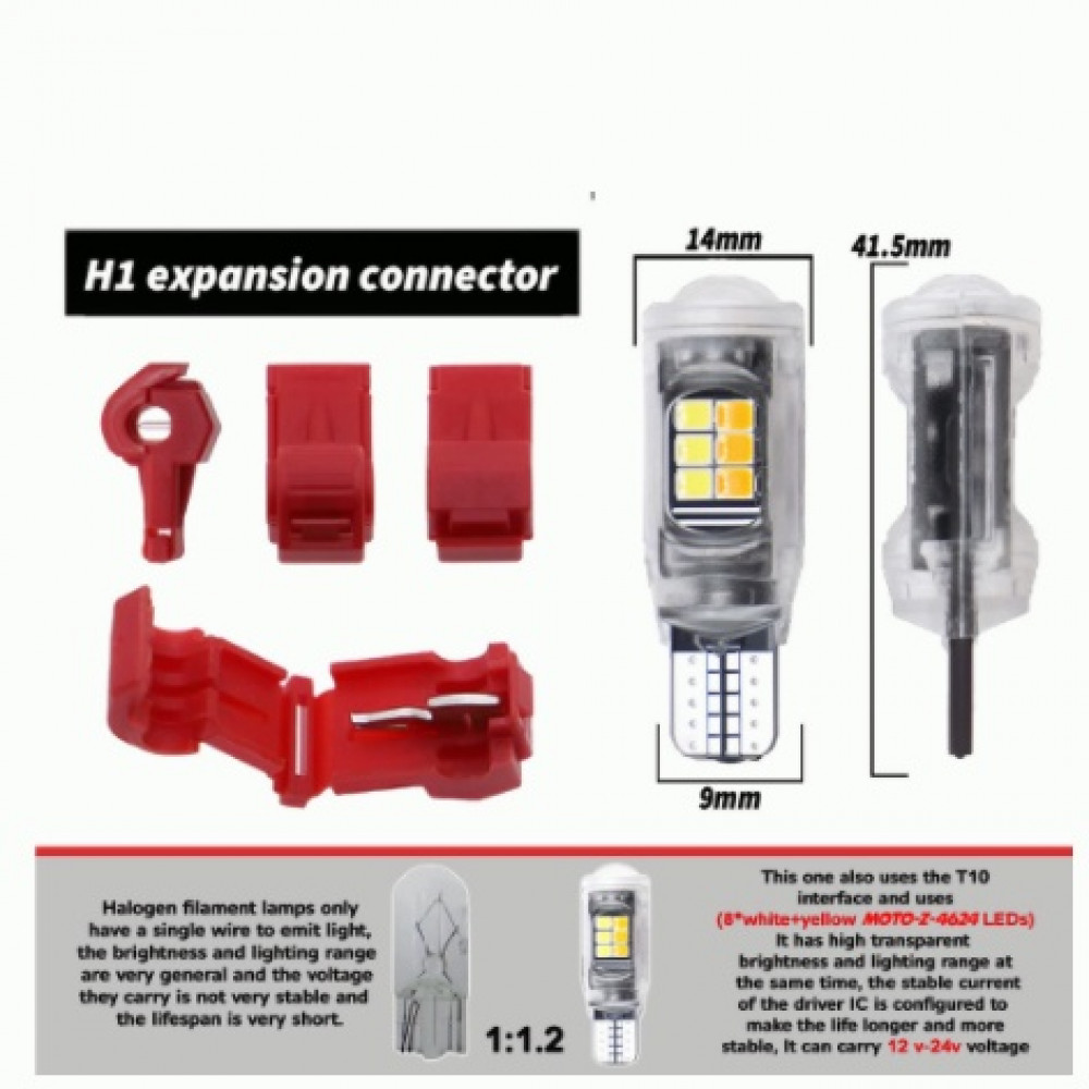(Ready to ship) 2pcs T15 T10 Dual Contact Park Light / Signal Light ...