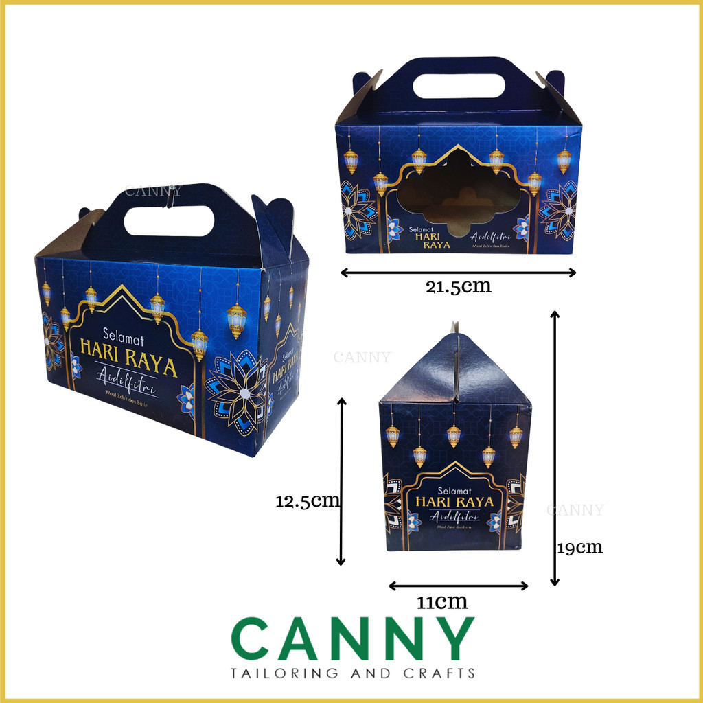 (1Pcs) Hari Raya Box / Hari Raya Cookies Box / Kotak Untuk Kuih / Hari ...