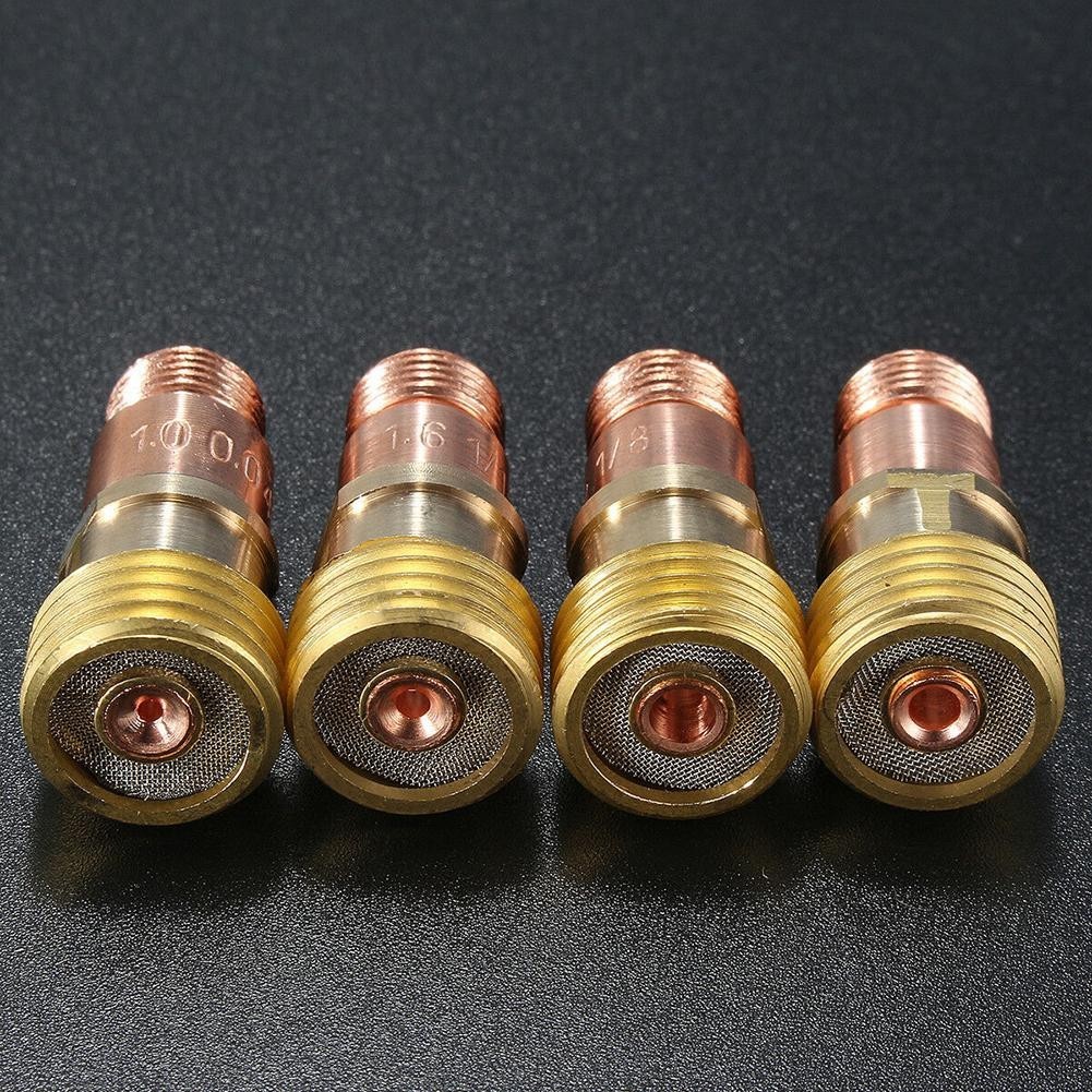 [GRKN] Brass Collets Body Stubby Gas Lens Connector With Mesh For Tig ...