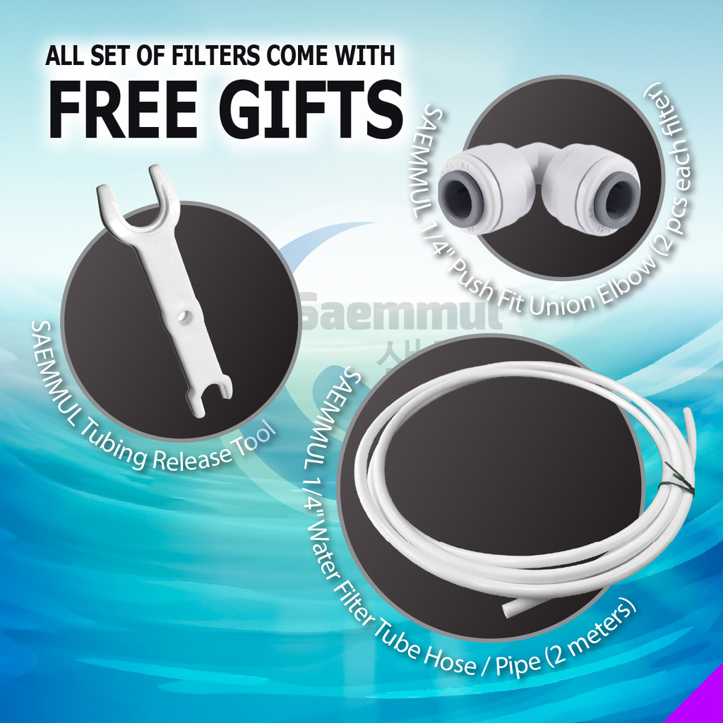 SAEMMUL SIRIM CERTIFIED COWAY METRO (4PCS) HALAL WATER FILTER | Shopee ...