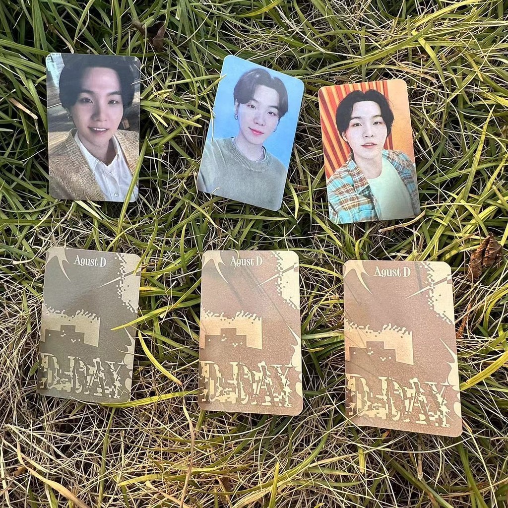 New Kpop Idol SUGA Album D-DAY Photo Card Min Yoon Gi Photocards ARMY ...