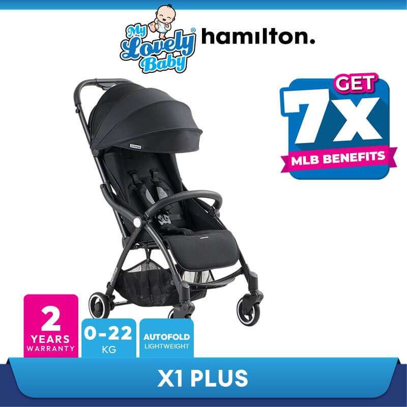 Hamilton X1 Plus Magic Fold Cabin Stroller (New Born to 22kg) | Shopee ...