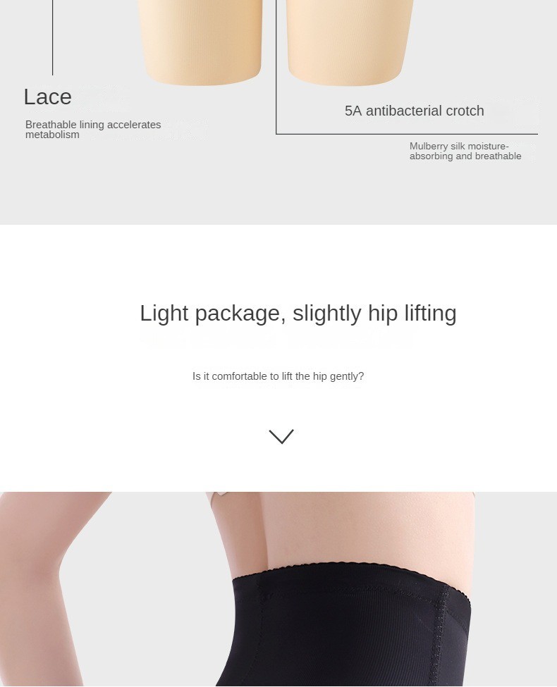 High Waist Zipper Abdominal Pants Thin Slimming Postpartum Waist ...