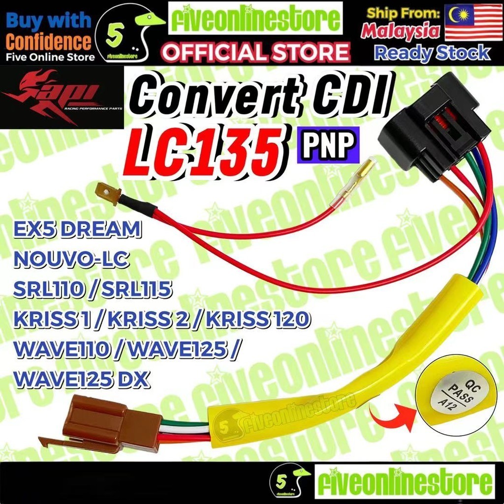 CDI Unit Converter Socket CDI PNP LC135 SRL110 SRL115 KRISS 1 2 ...