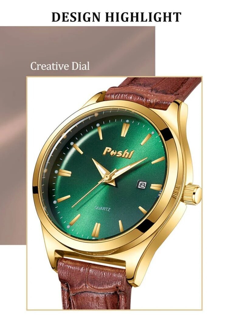 POSHI original waterproof ladies watch Korean Fashion trend calendar ...