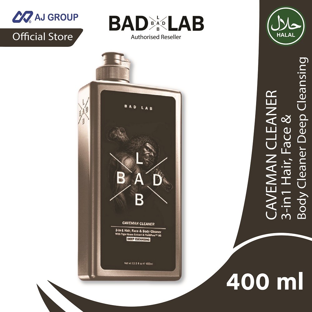 Bad Lab Deep Cleansing Caveman Cleaner 3in1 Hair, Face & Body Cleaner ...